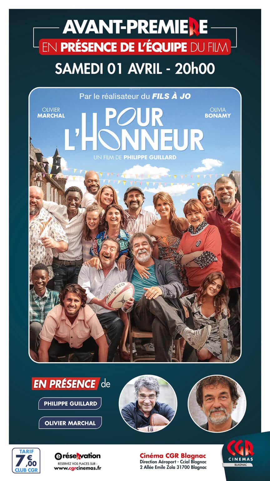 Olivier Marchal et Philippe Guillard présentent leur film « Pour l’honneur » à Toulouse ...