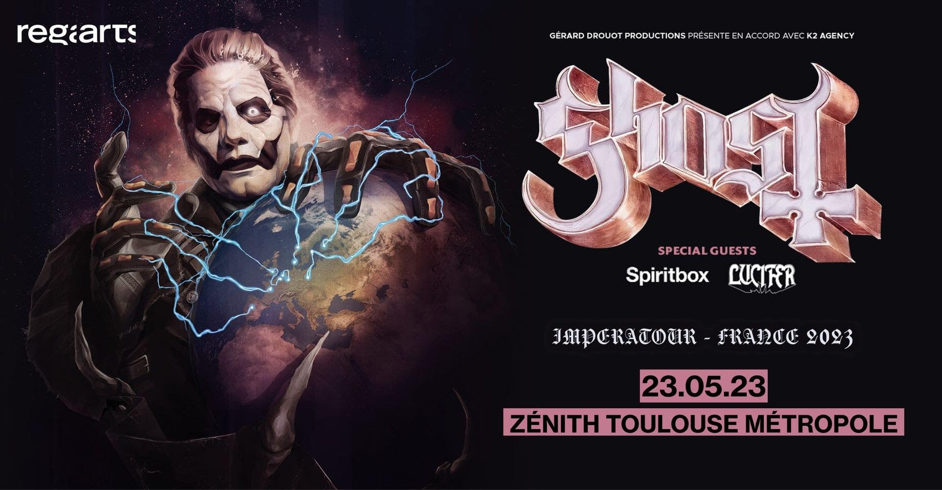 Le groupe GHOST en concert à Toulouse - Toulouseblog.fr