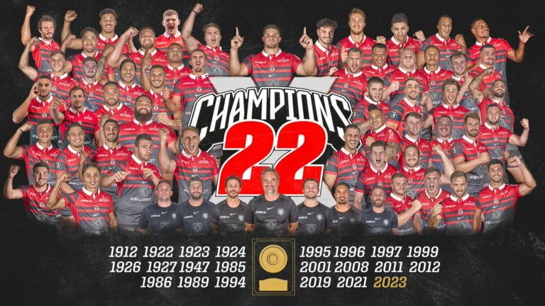 Top 14 : Le Stade Toulousain remporte un 22e titre de Champion de ...