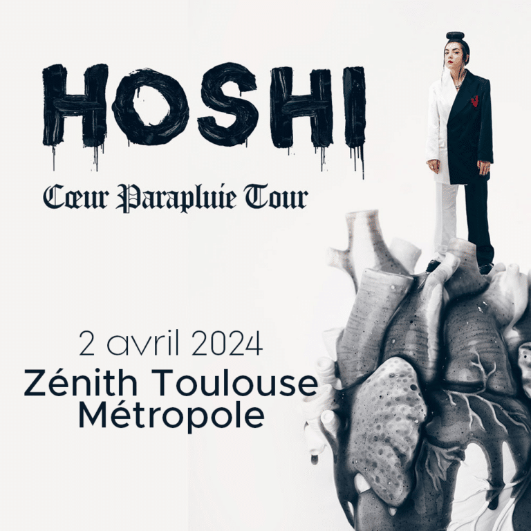 Complet au Bikini, Hoshi de retour en 2024 au Zénith Toulouse Métropole - Toulouseblog.fr